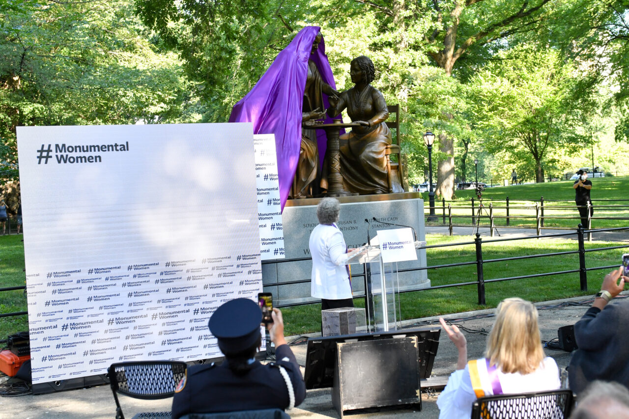 The Monument Unveiling » Monumental Women